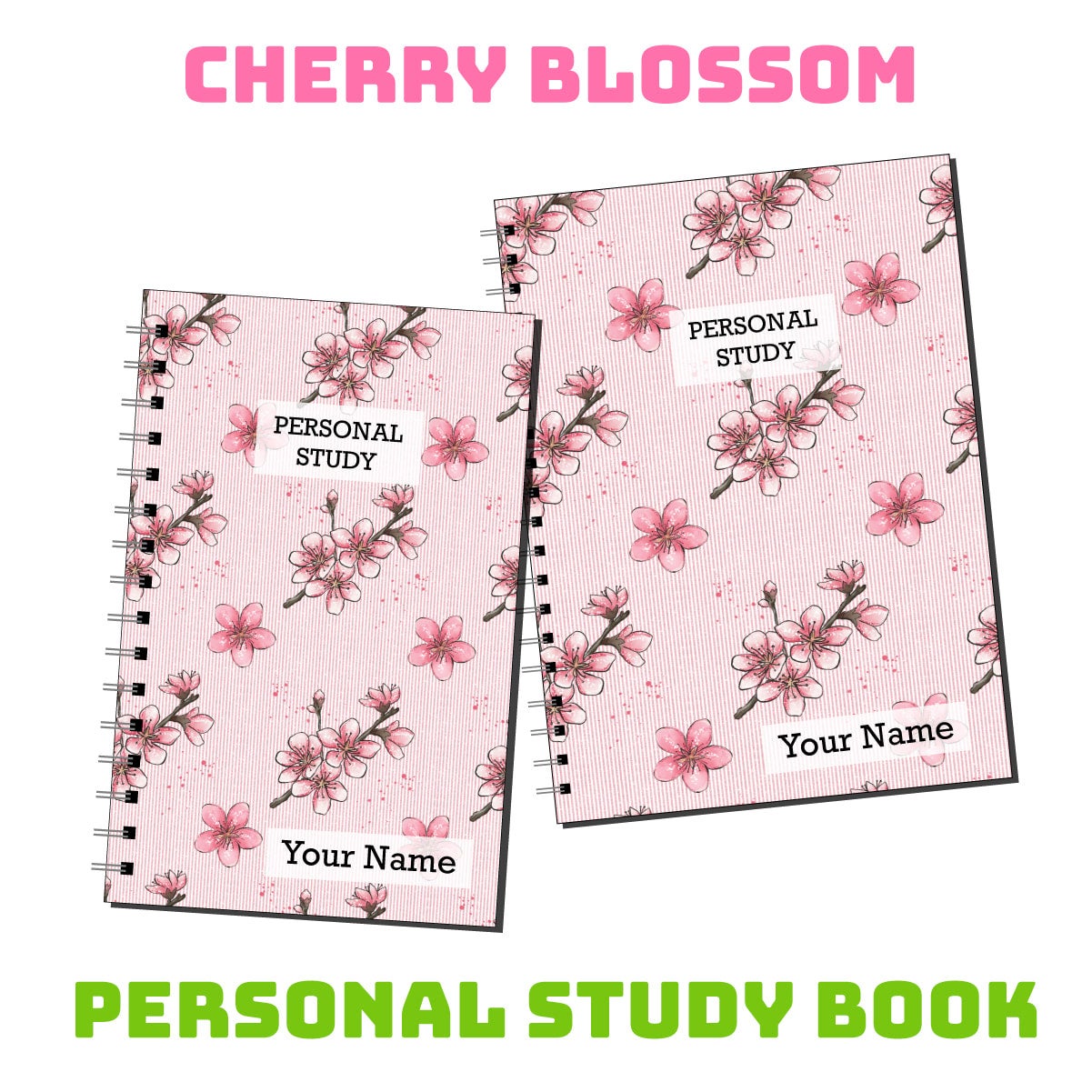 Cherry Blossom Theocratic Personal Study Notebooks | MG Stickers And More